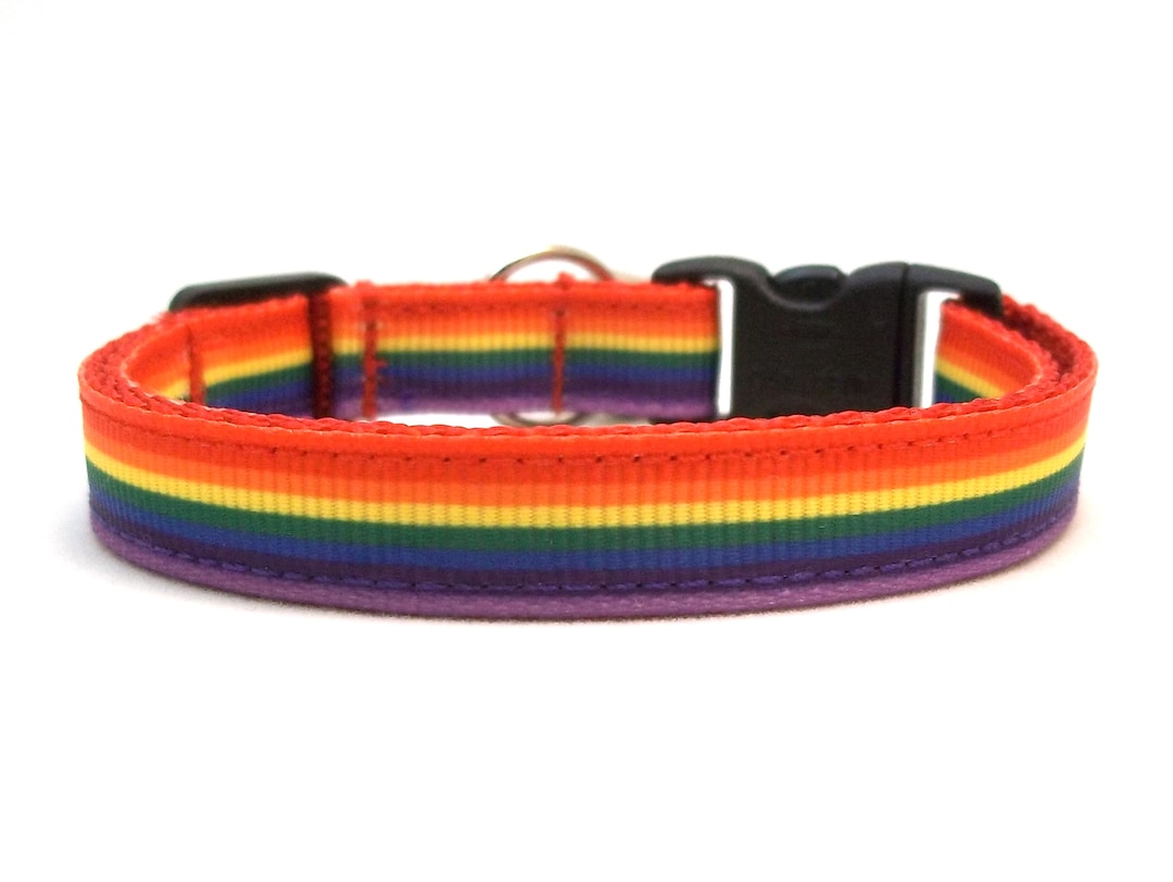The Rainbow Breakaway Cat Collar - Etsy