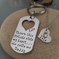 Father's Day Keychain，any Man Can Be A Father, Special to Be A Dad ...