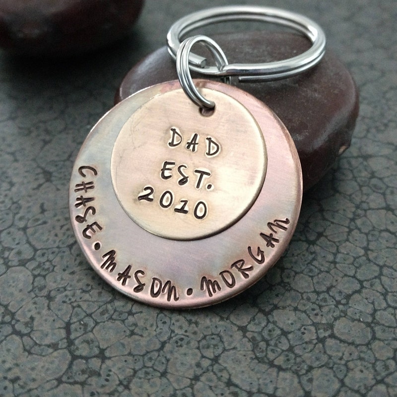 Dad Keychain - Etsy