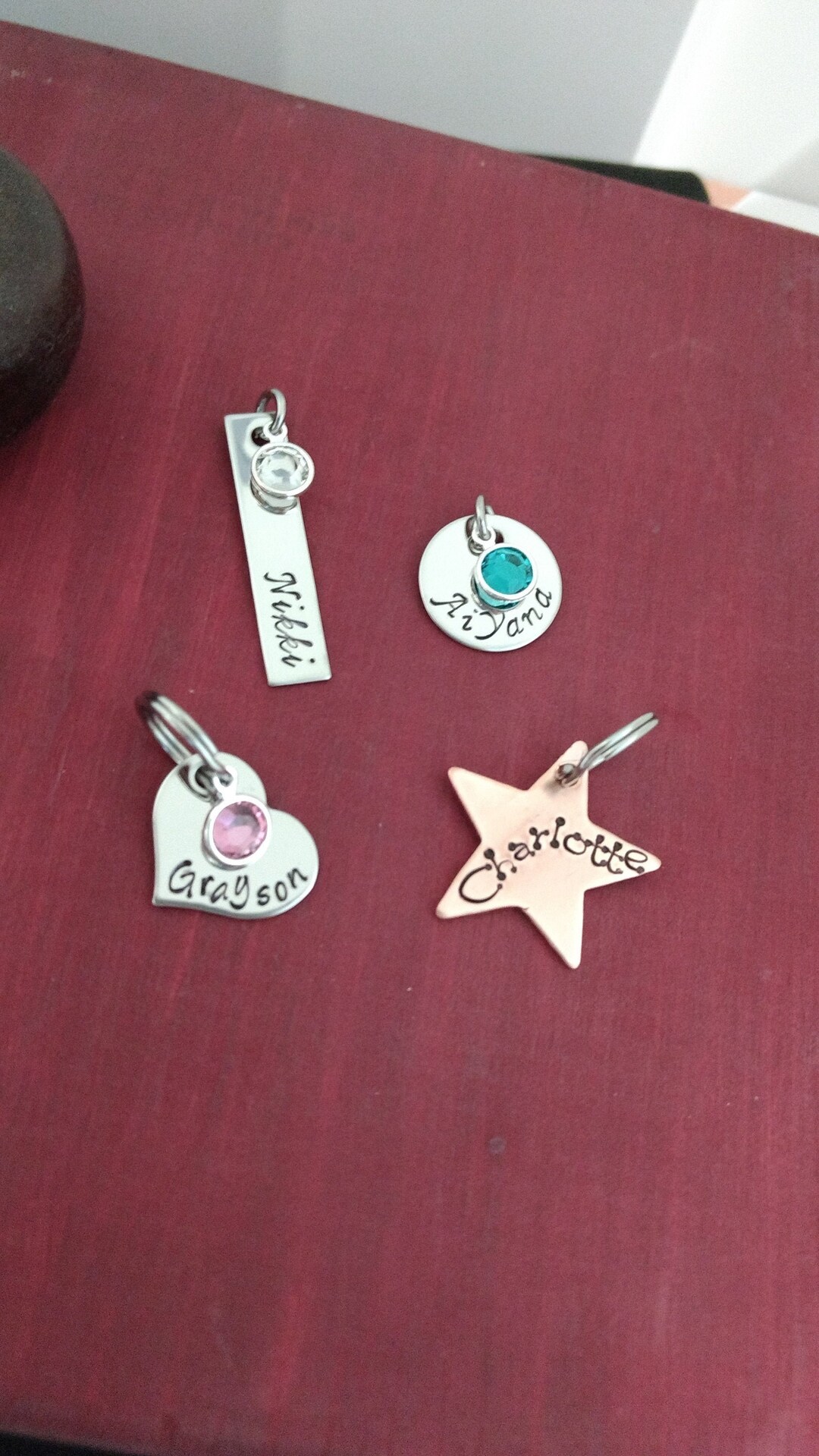 Add on Name Charm - Etsy