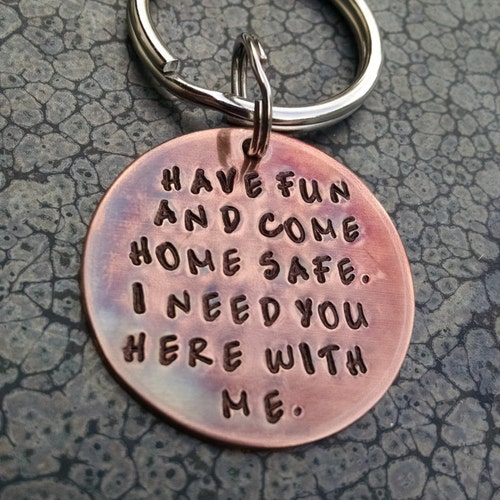 New Driver Keychain Have Fun and Be Safe New Driver Gift Gift - Etsy