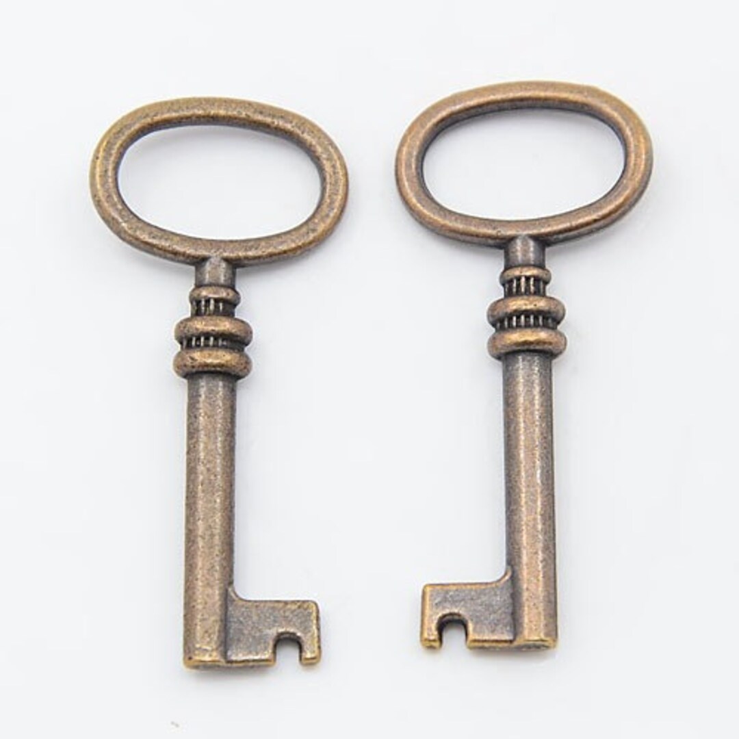 Bulk Skeleton Keys Wholesale Keys Antiqued Copper Keys Barrel Keys Key ...