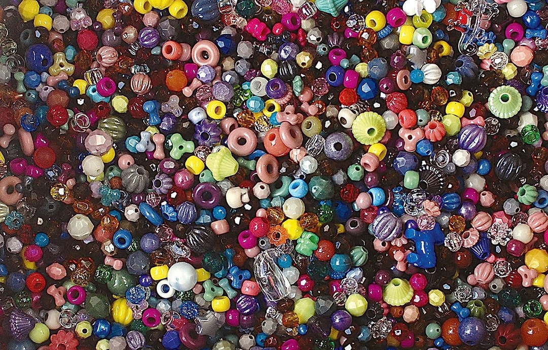 Bulk Beads Large Lot Acrylic Beads Mixed Beads Lot Assorted Beads ...