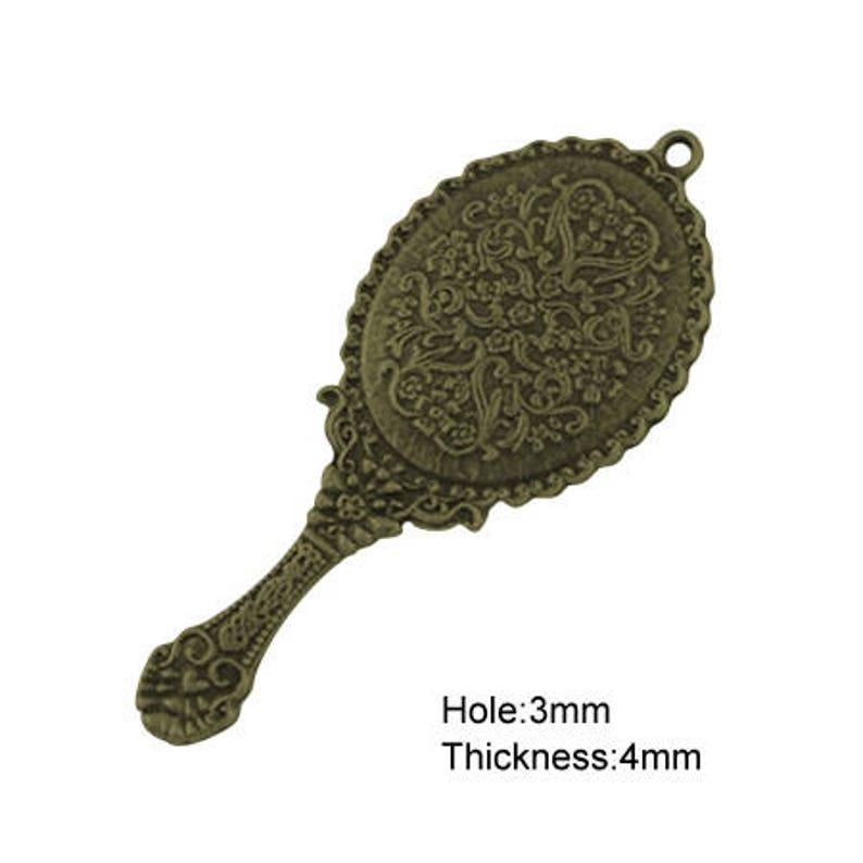 Mirror Pendants Real Mirror Charms Wholesale Charms BULK - Etsy