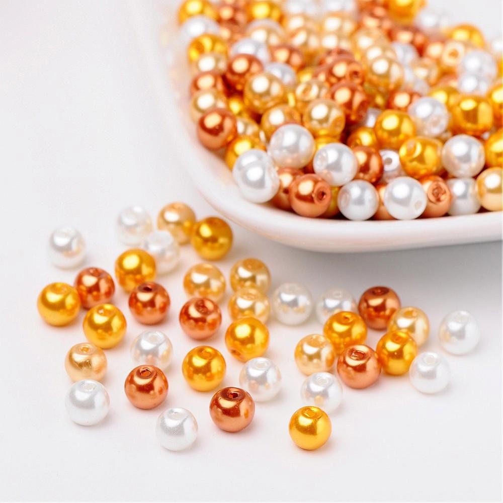 Wholesale Beads Bulk Beads 6mm Glass Pearls 6mm Beads Assorted | Etsy