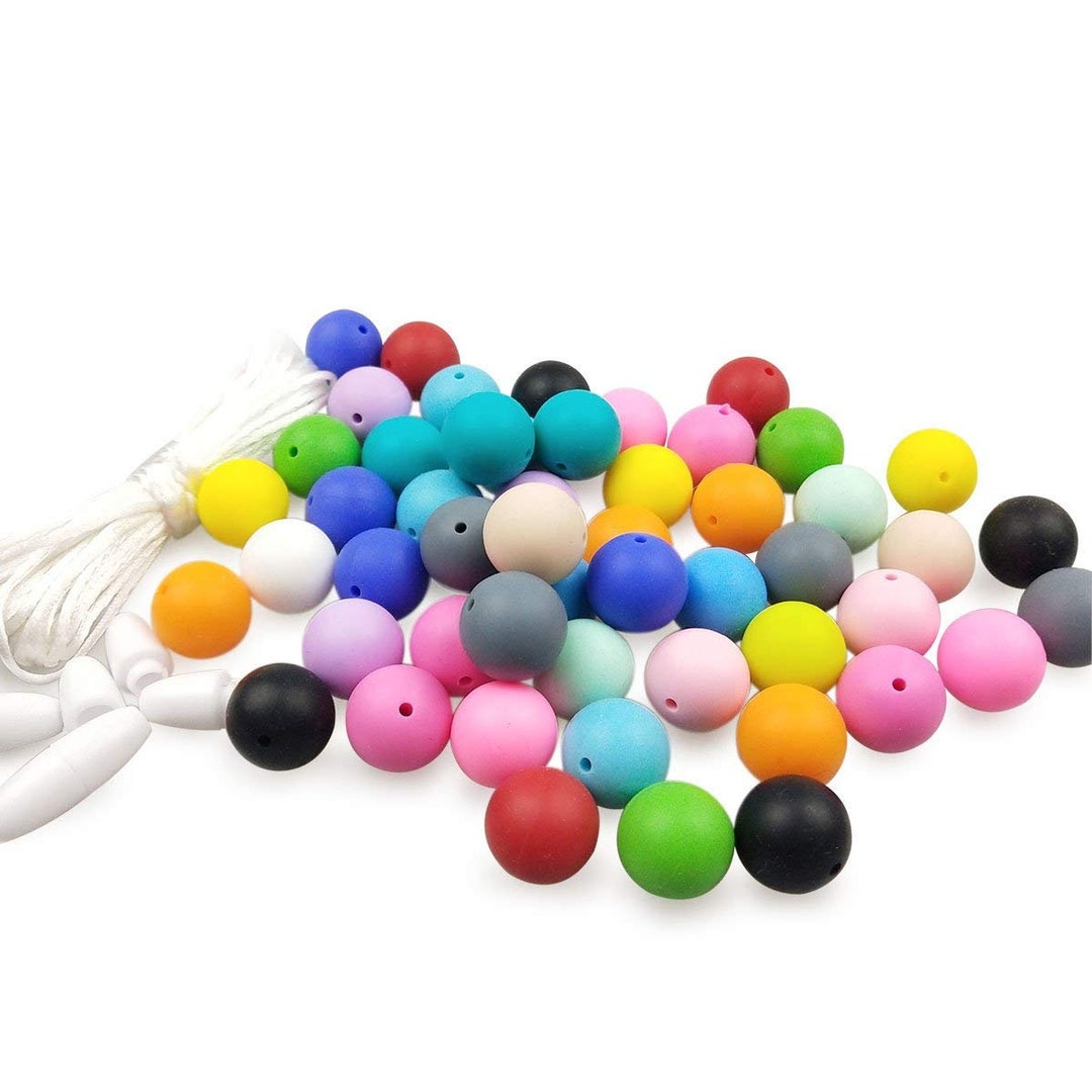 Large Silicone Beads Bubblegum Beads 15mm Big Beads Wholesale Beads ...