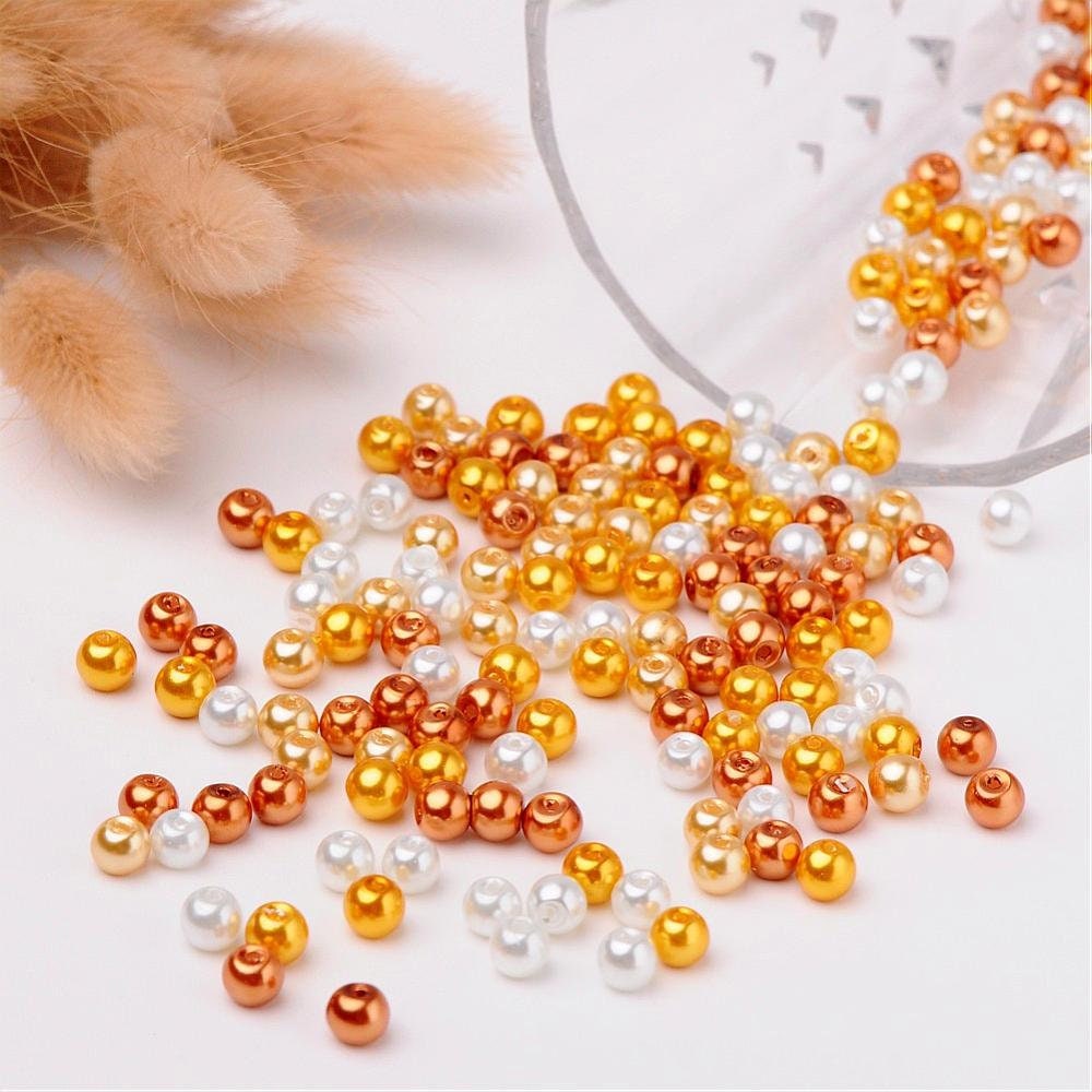 Wholesale Beads Bulk Beads 6mm Glass Pearls 6mm Beads Assorted | Etsy
