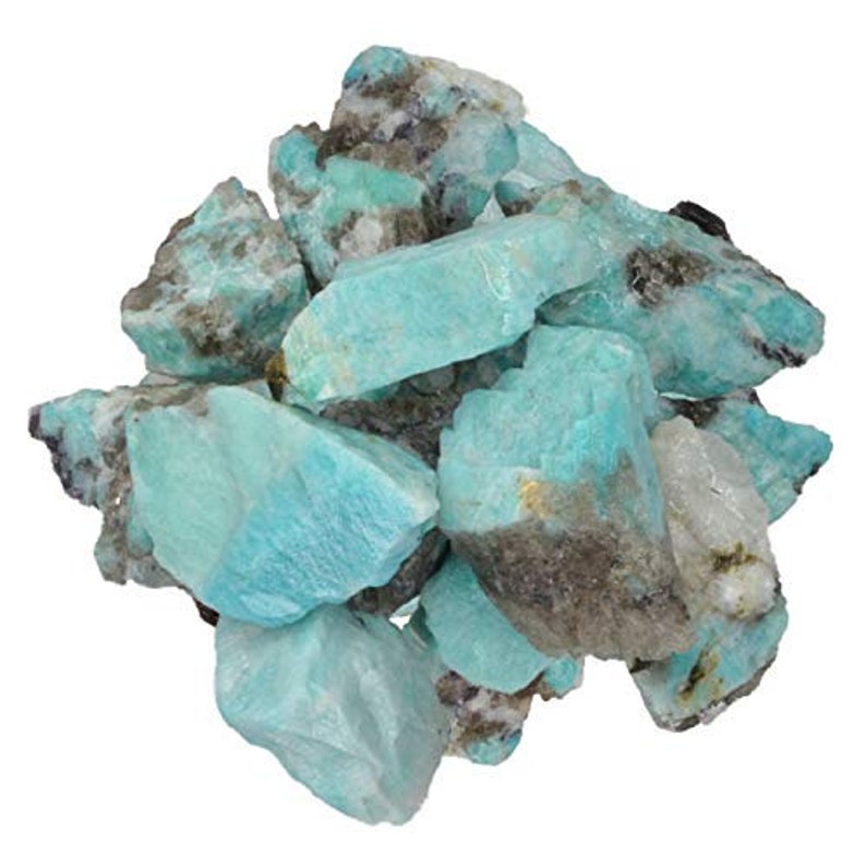 Amazonite Stones Amazonite Gemstones Rough Rocks for Pendant Making ...