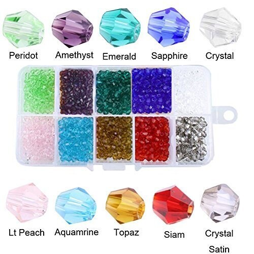 Bulk Beads 4mm Bicone Beads Assorted Colors Birthstone Beads - Etsy