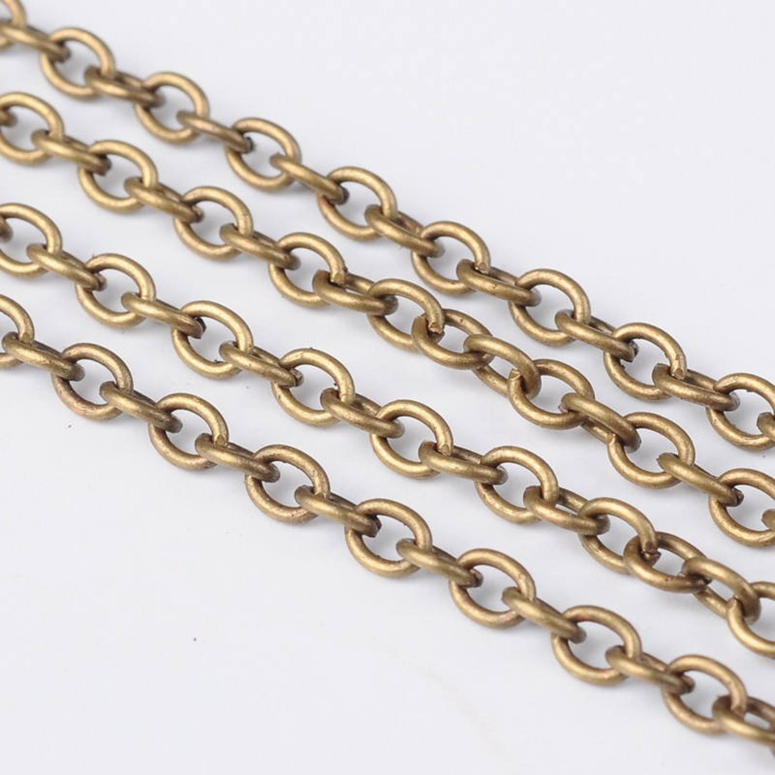 Bulk Chain Bronze Chain Chains for Necklaces Wholesale Chain | Etsy