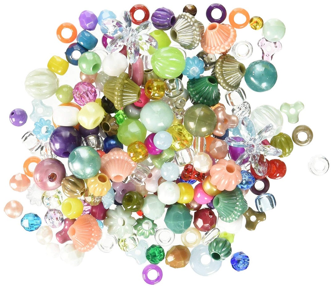 Bulk Beads Large Lot Acrylic Beads Mixed Beads Lot Assorted Beads ...