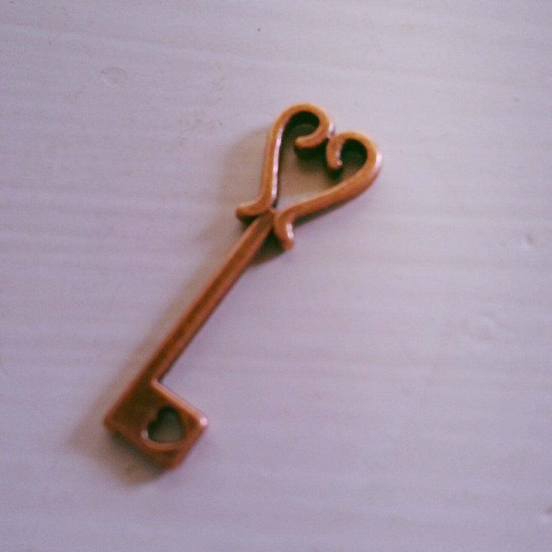 Bulk Skeleton Keys Heart Keys Antiqued Copper Keys Wholesale Keys ...