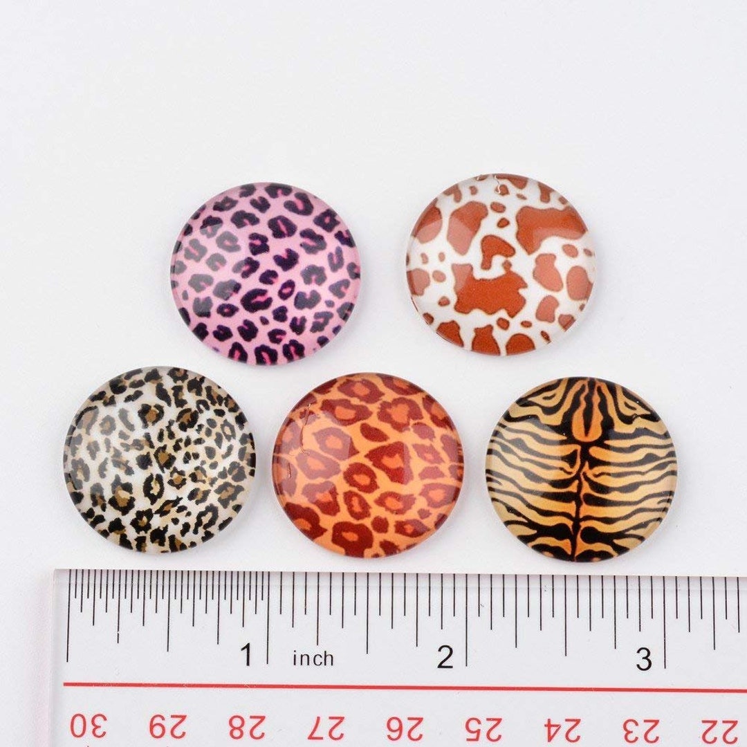 Glass Cabochons Round Glass Cabochons Assorted Cabochons 20mm Cabochons ...