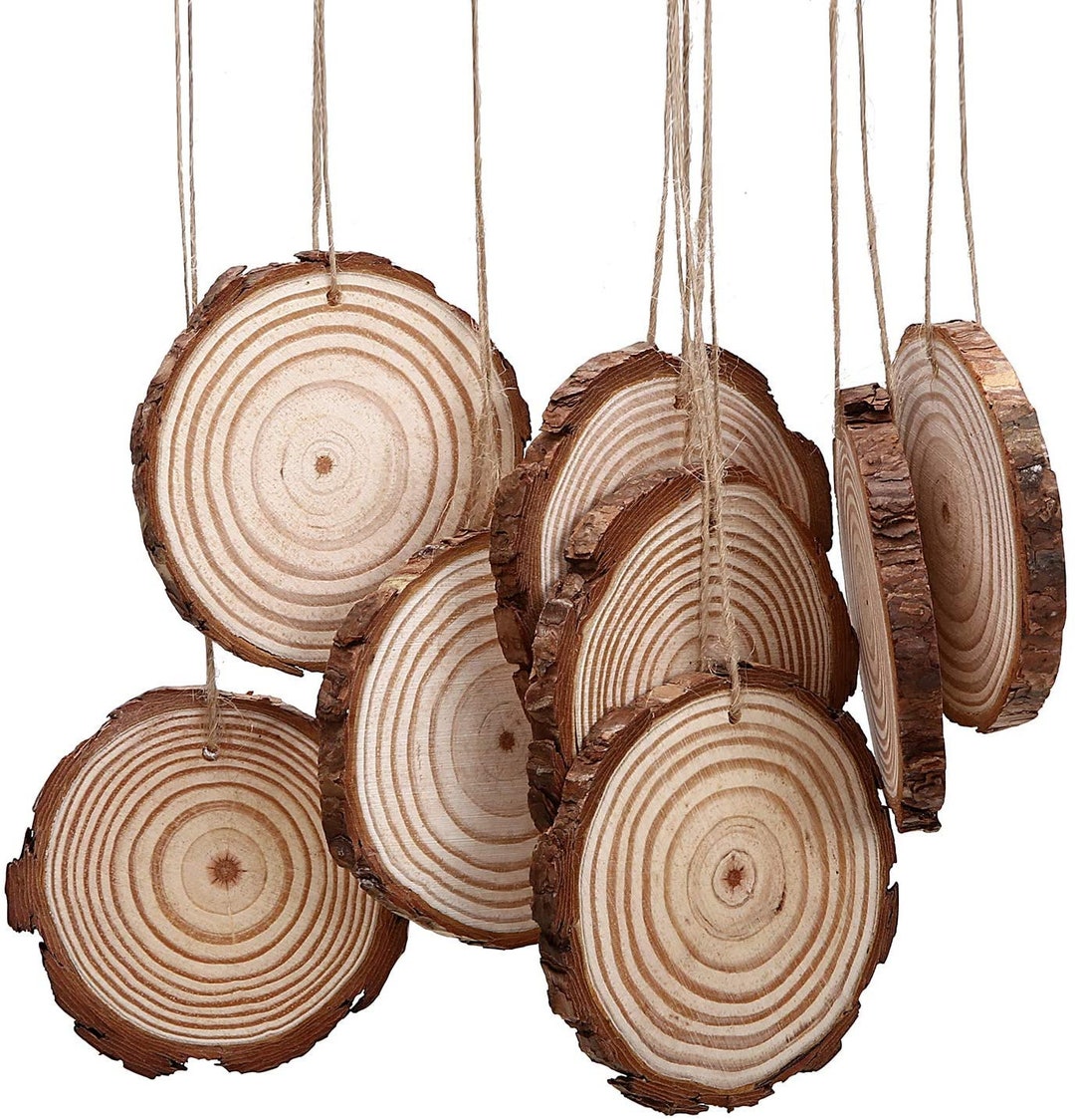 Bulk Wood Slices Blank Wood Slice Ornaments Drilled Wood Slices ...