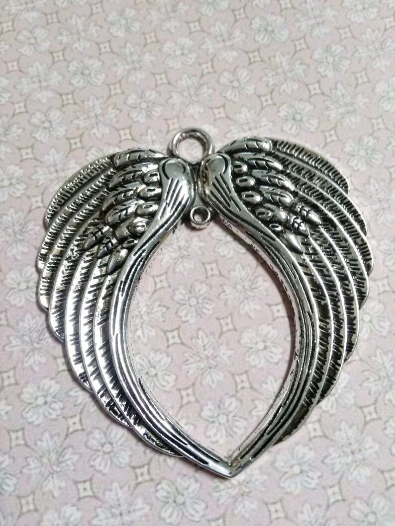 Angel Wing Pendants Large Wing Pendants Large Angel Wings 74mm - Etsy