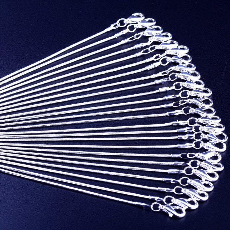 Sterling Silver Chains 18 Inch - Etsy