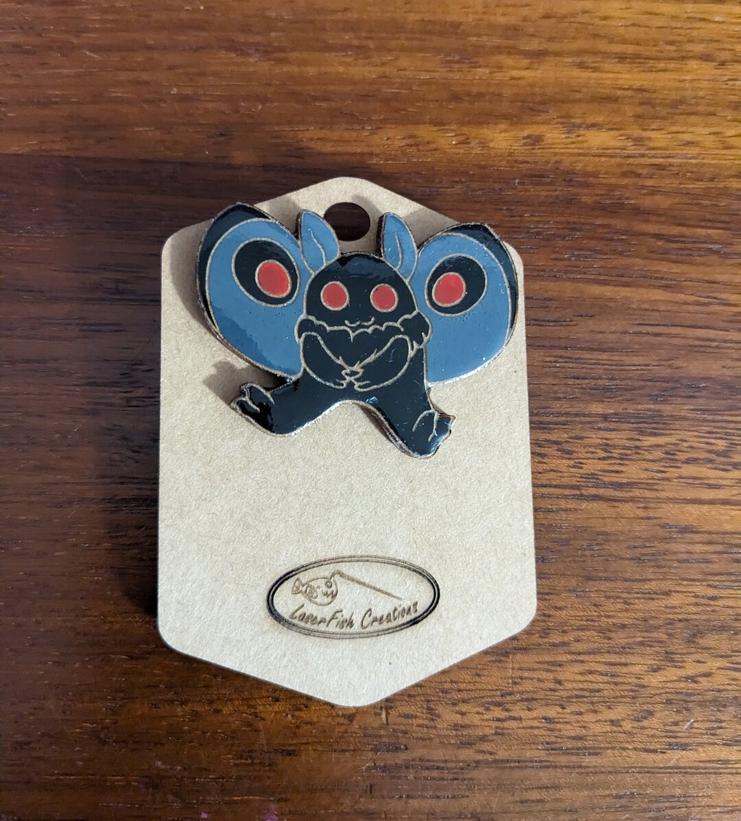 Fluffy Mothman Pin - Etsy