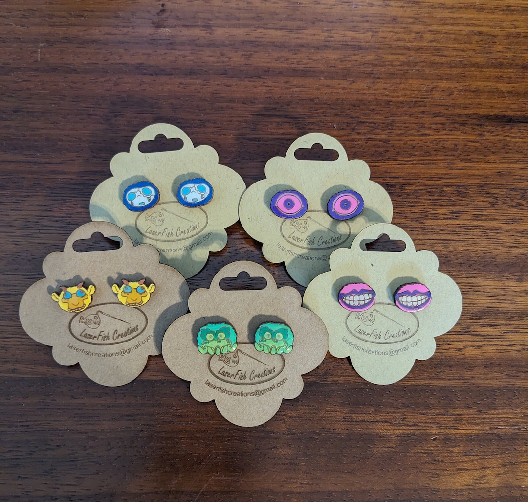 Lords in Black Post Earrings- Nerdy Prudes Must Die-team Starkid-hatchetfield - Etsy