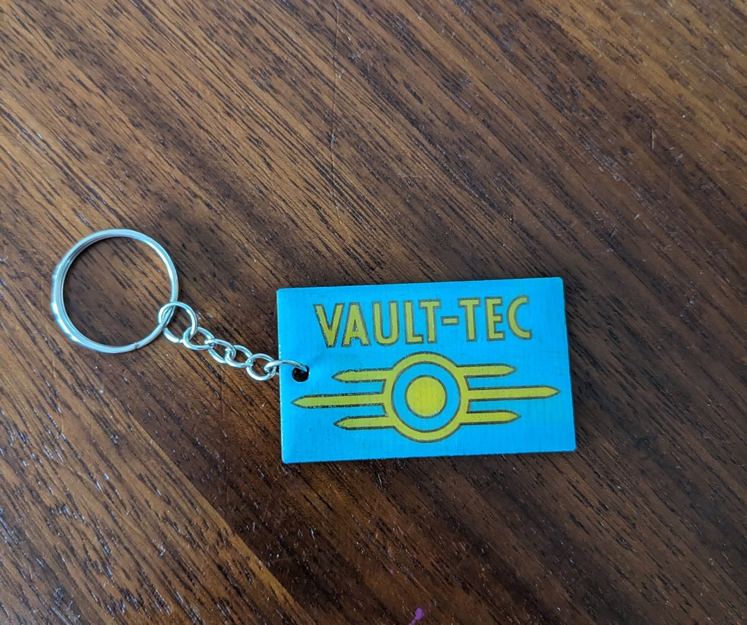 Fallout Vault-tec Keychain - Etsy