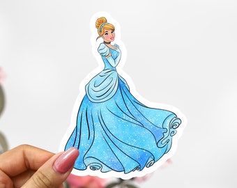 Cinderella Sticker Disney Princess Sticker Disney Stickers Have Courage ...
