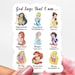 Snow White Sticker, Cartoon Disney Sticker Decal, Princess Snow White ...