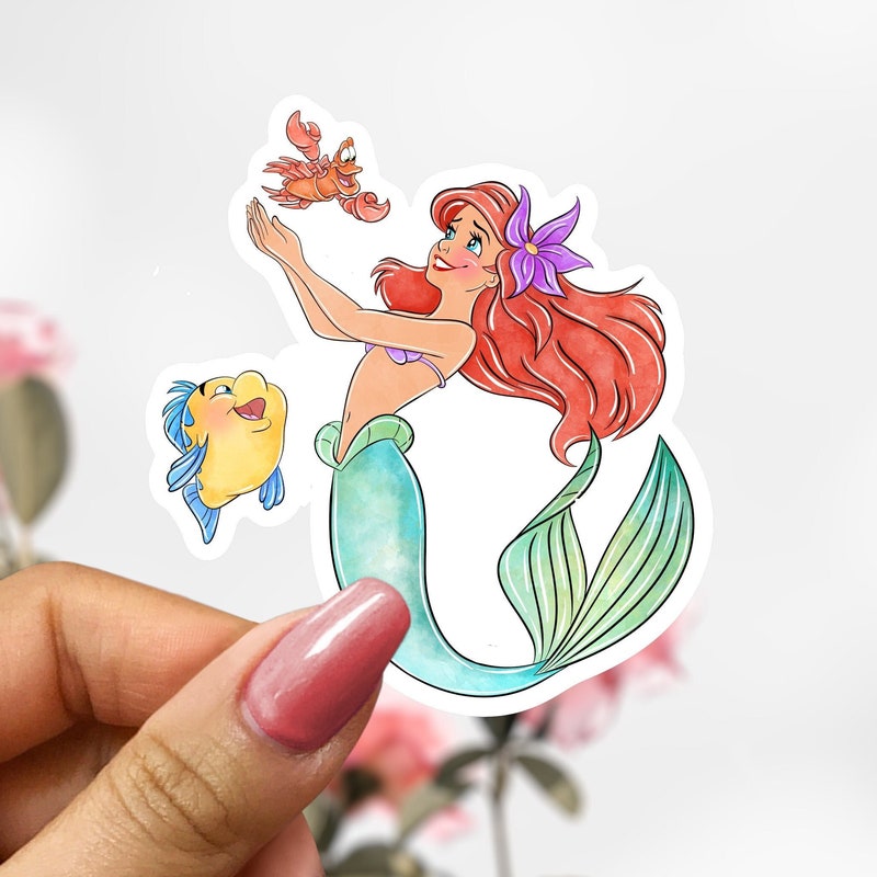 Ariel Stickers - Etsy