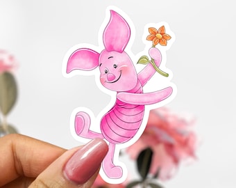 Winnie the Pooh and Piglet Stickers One Inch Round Seals - Etsy