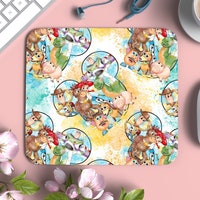 Coco Disney Mouse Pad Day of the Dead Candy Skull Pixar Round Mouse Pad ...