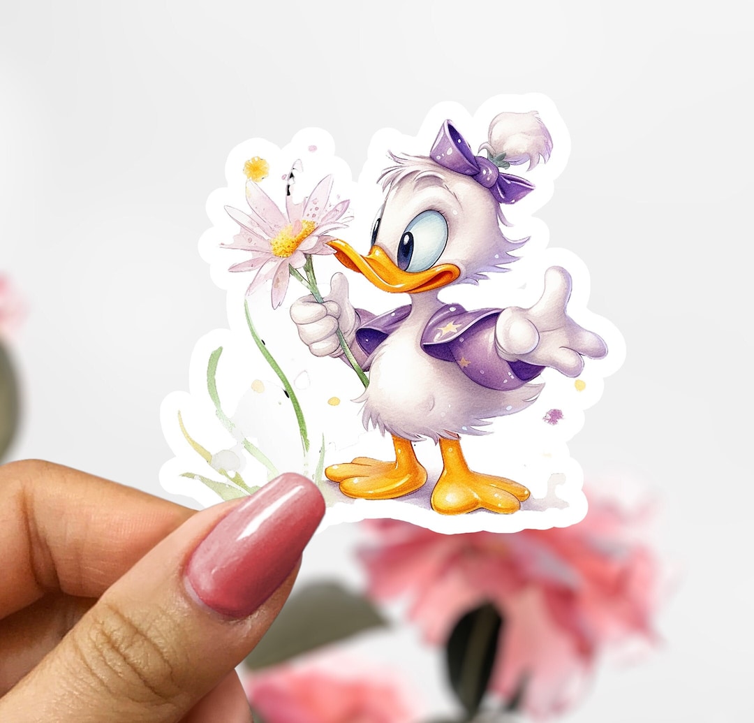Daisy Duck Sticker, Disney Duck Sticker, Daisy Duck Decal - Etsy