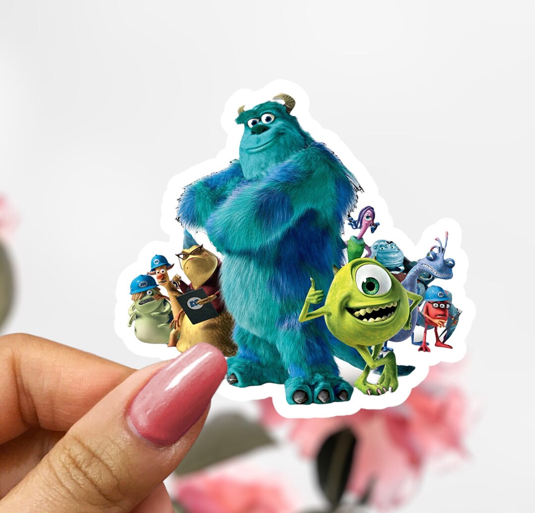 Monsters University Sticker, Disney Monsters Decal, - Etsy
