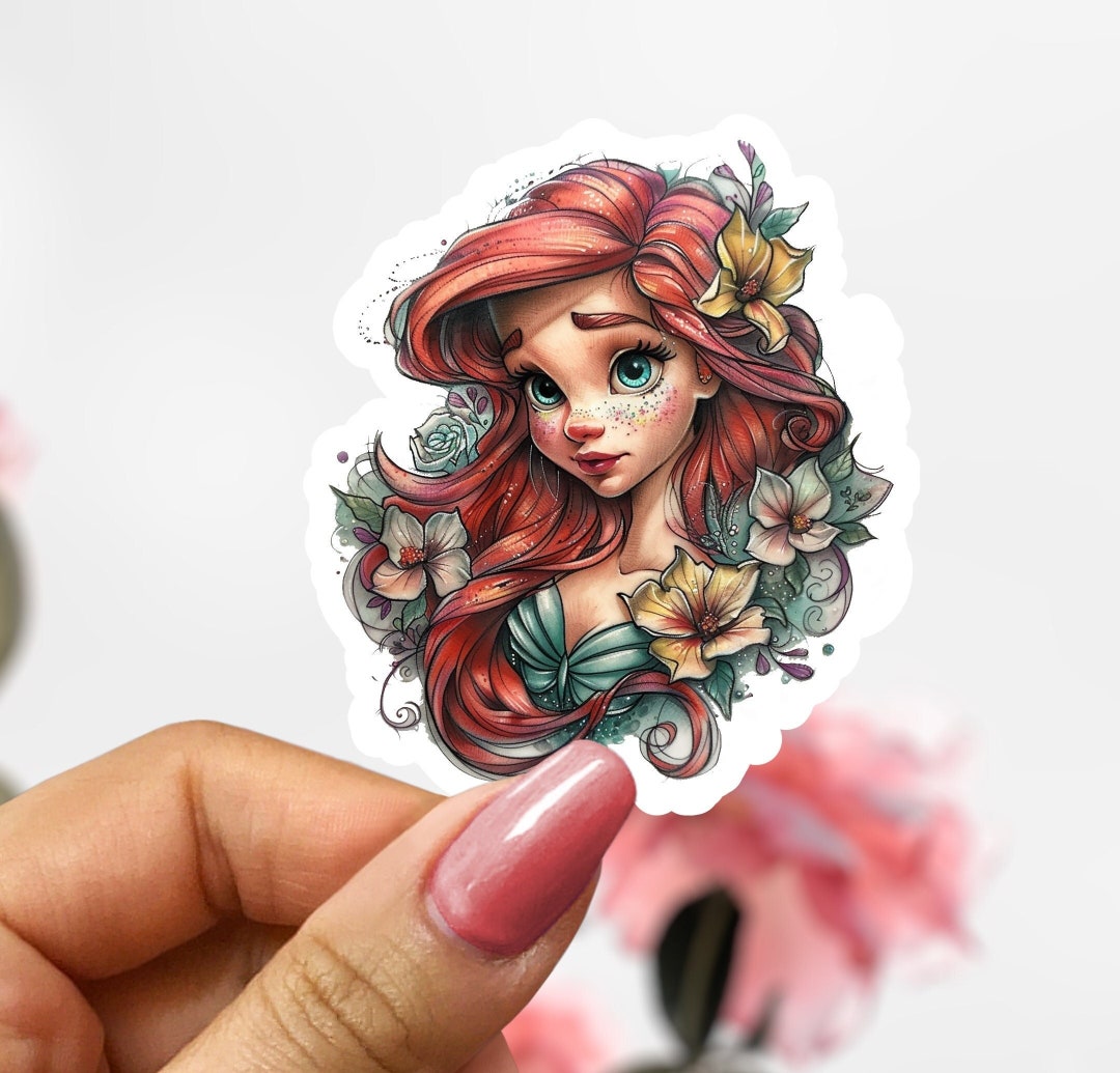 Disney Ariel Sticker, Ariel Sticker Decal, Little Mermaid Sticker - Etsy