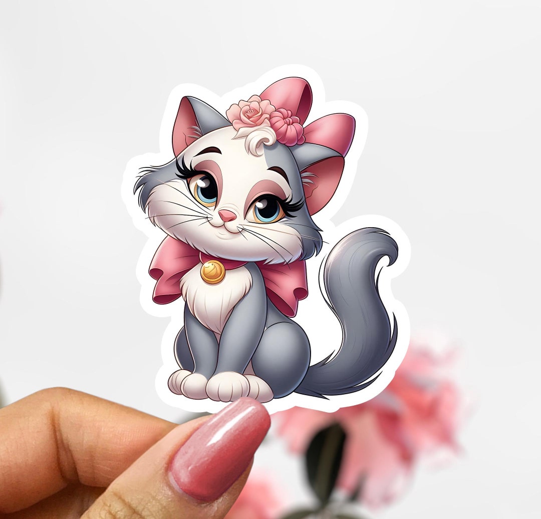 Aristocats Sticker, Disney Cat Sticker Decal - Etsy