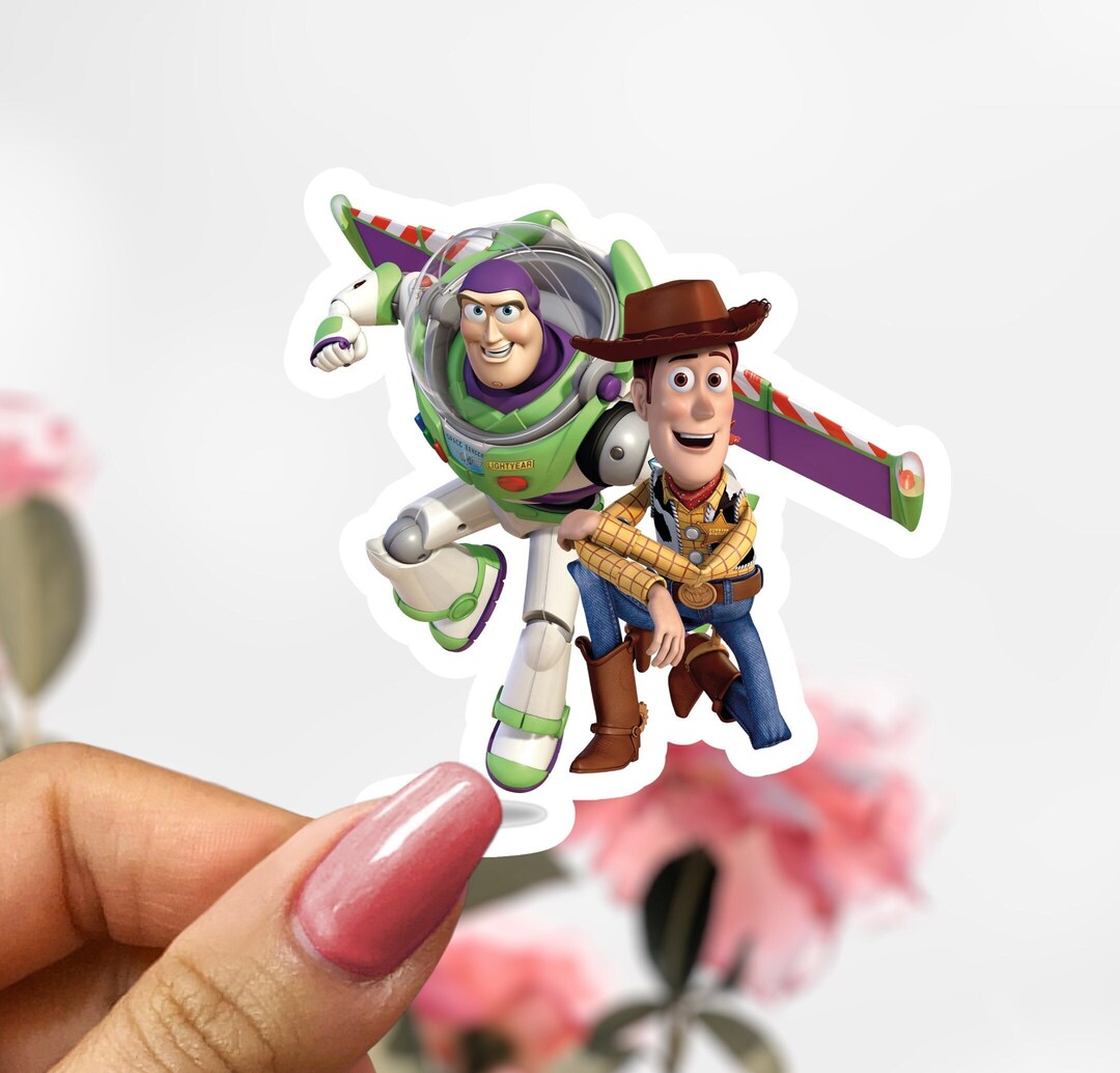 Disney Woody and Buzz Lightyear Sticker, Woody Sticker, Buzz Lightyear ...