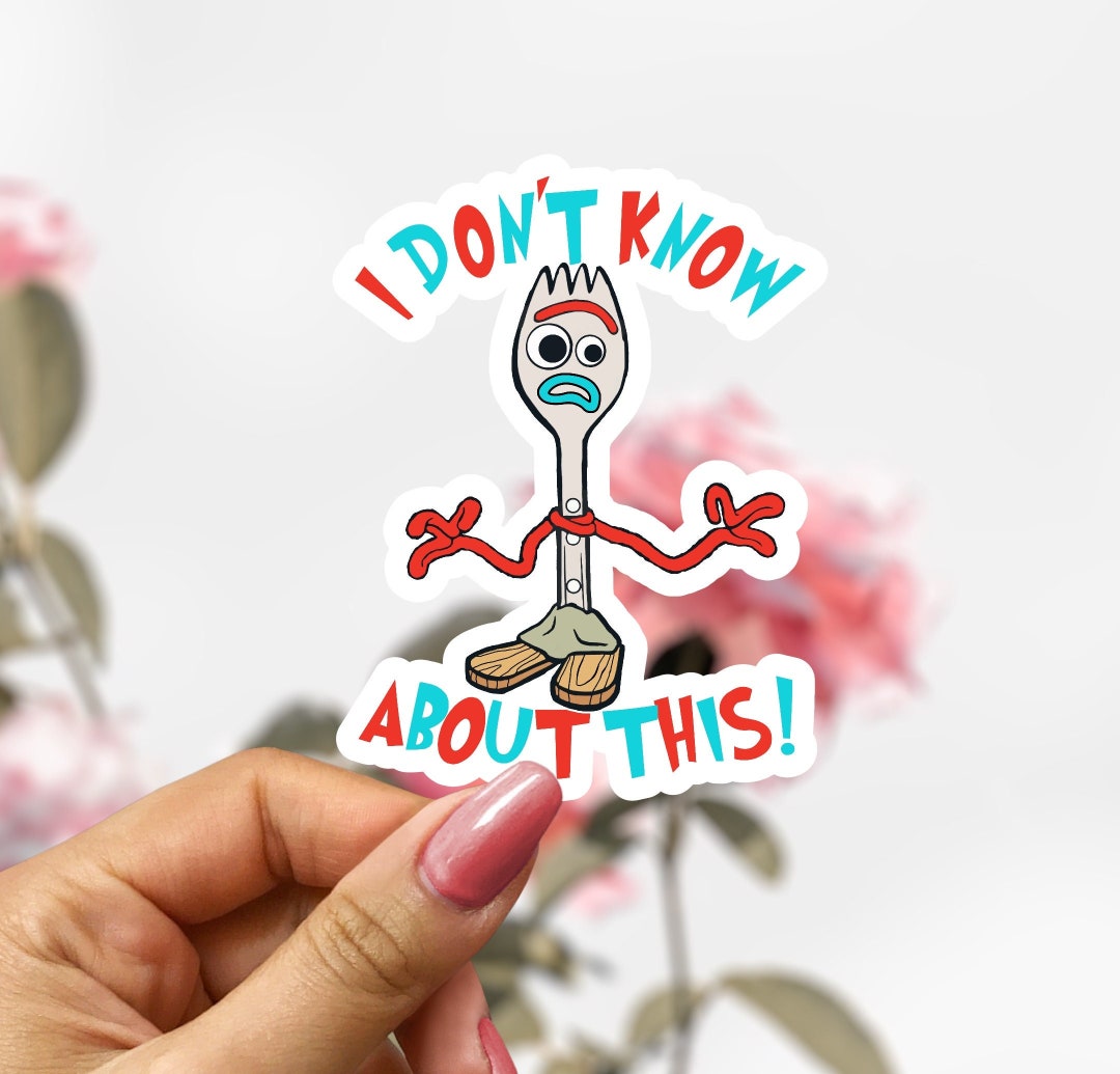 Disney Toy Story Forky Sticker, Toy Story Decal - Etsy