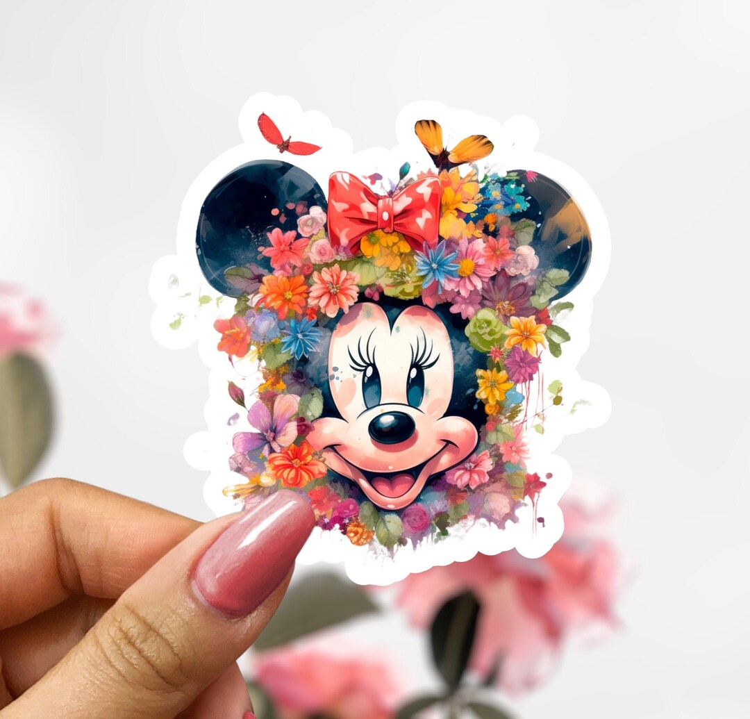Cute Minnie Mouse Sticker, Disney Minnie Mouse Sticker - Etsy