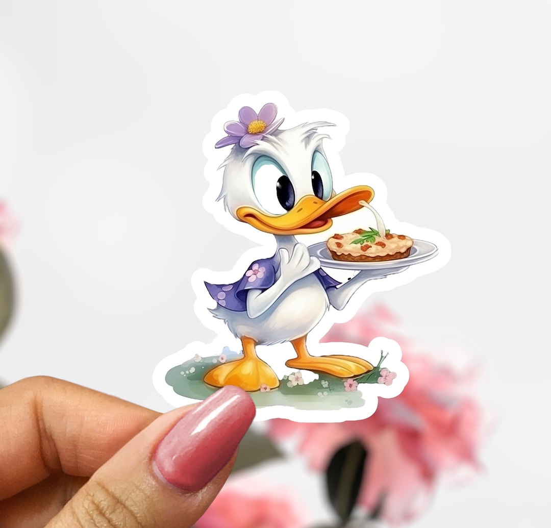 Daisy Duck Sticker, Disney Duck Sticker, Daisy Duck Decal - Etsy