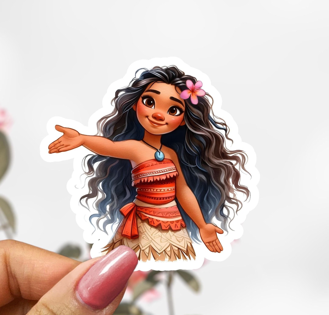Moana Sticker, Disney Moana Decal, - Etsy