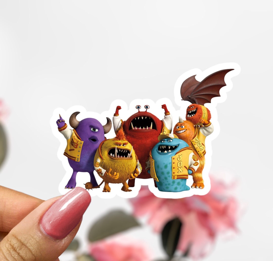 Monsters University Sticker, Disney Monsters Decal, - Etsy