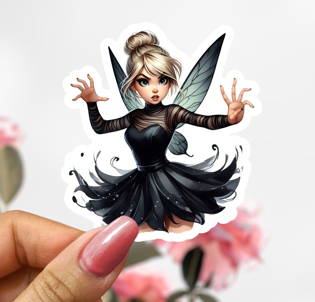 Tinkerbell Sticker, Cartoon Disney Sticker Decal, Peter Pan Sticker - Etsy