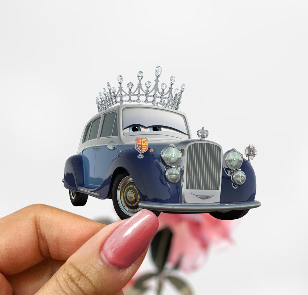 Disney Pixar Cars Sticker, the Queen Cars Sticker Decal - Etsy