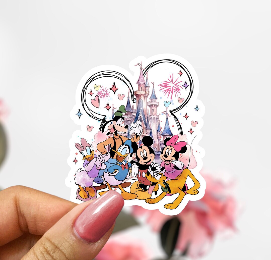 Disney Mickey Mouse Ears Sticker, Minnie & Friends Disney Sticker Decal ...