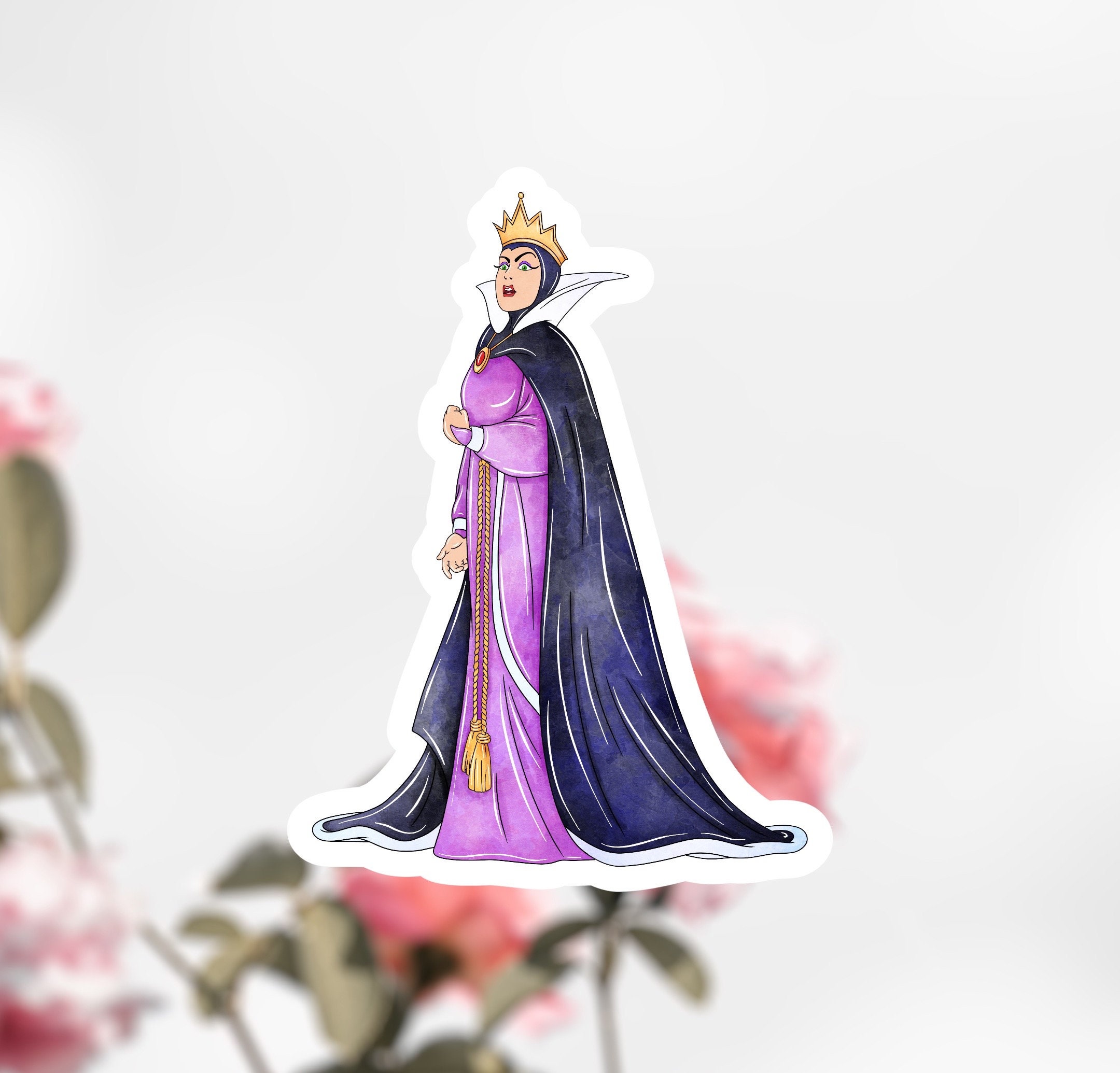 Snow White Queen Sticker, Evil Queen Sticker Decal sold by Joren Joshua ...