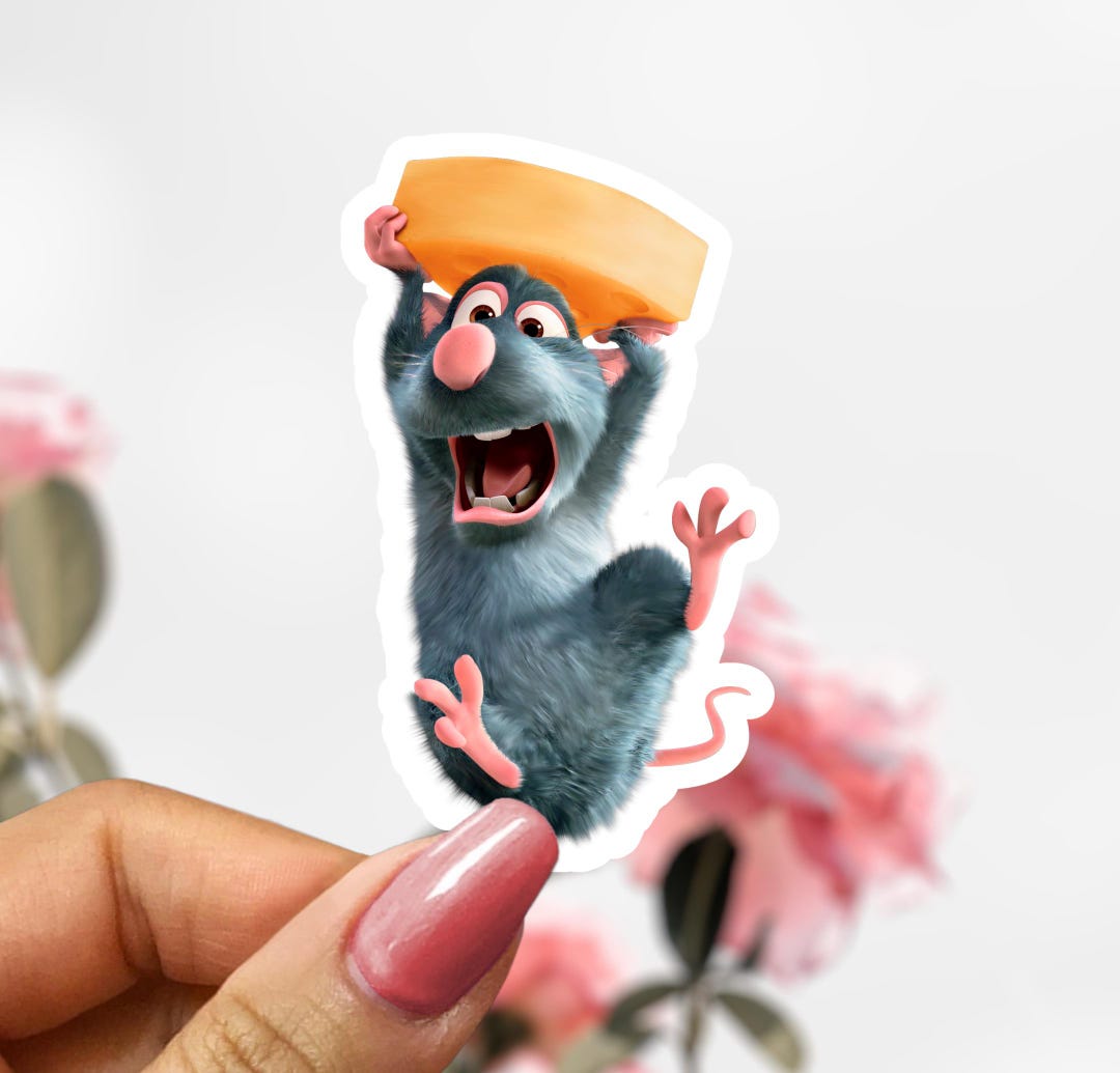 Ratatouille Sticker, Disney Mouse Sticker, - Etsy