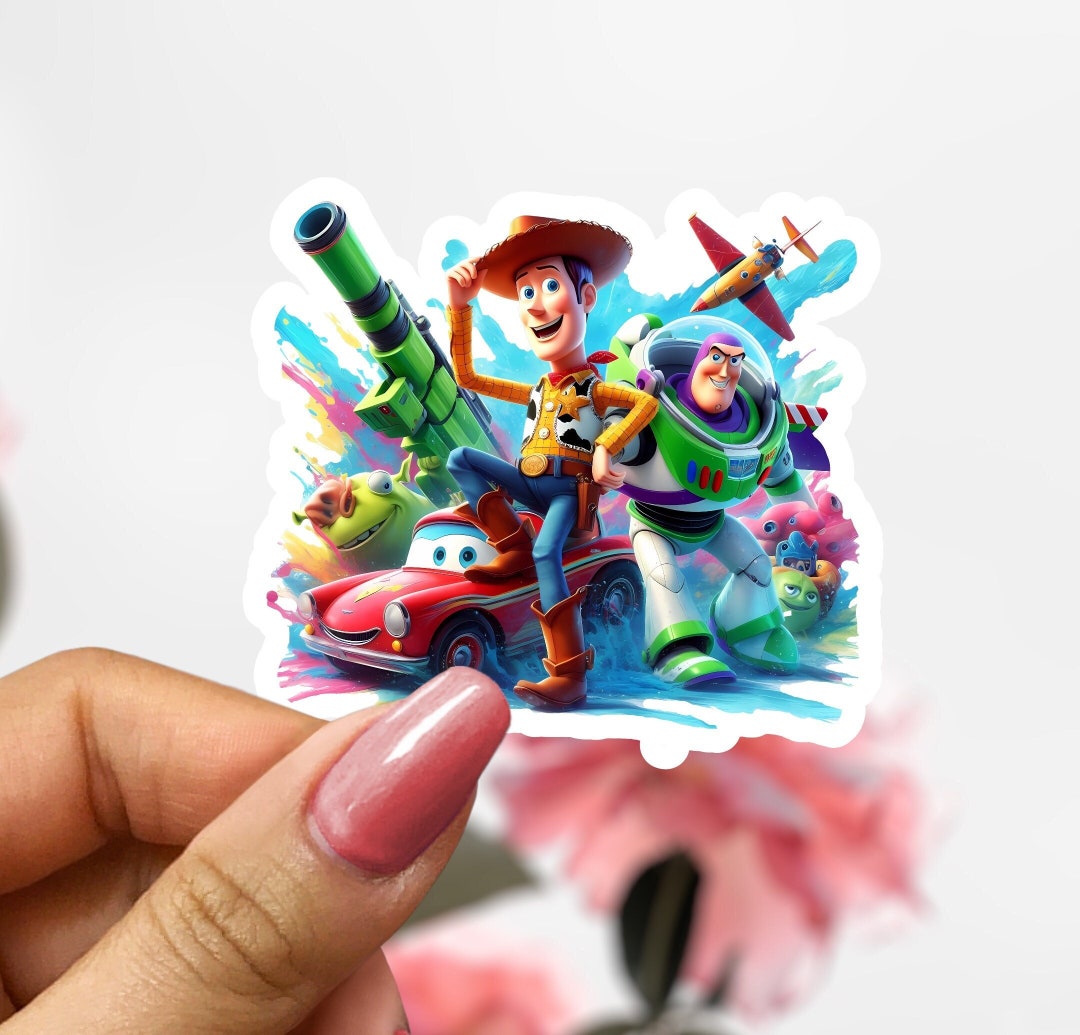 Toy Story Woody & Buzz Sticker, Toy Story Decal - Etsy