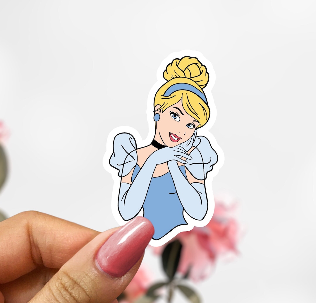 Disney Cinderella Sticker, Princess Sticker Decal - Etsy