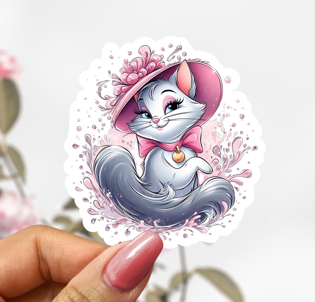 Aristocats Sticker, Disney Cat Sticker Decal - Etsy
