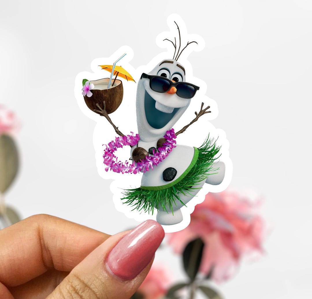 Frozen Olaf Sticker, Disney Olaf Sticker Decal - Etsy