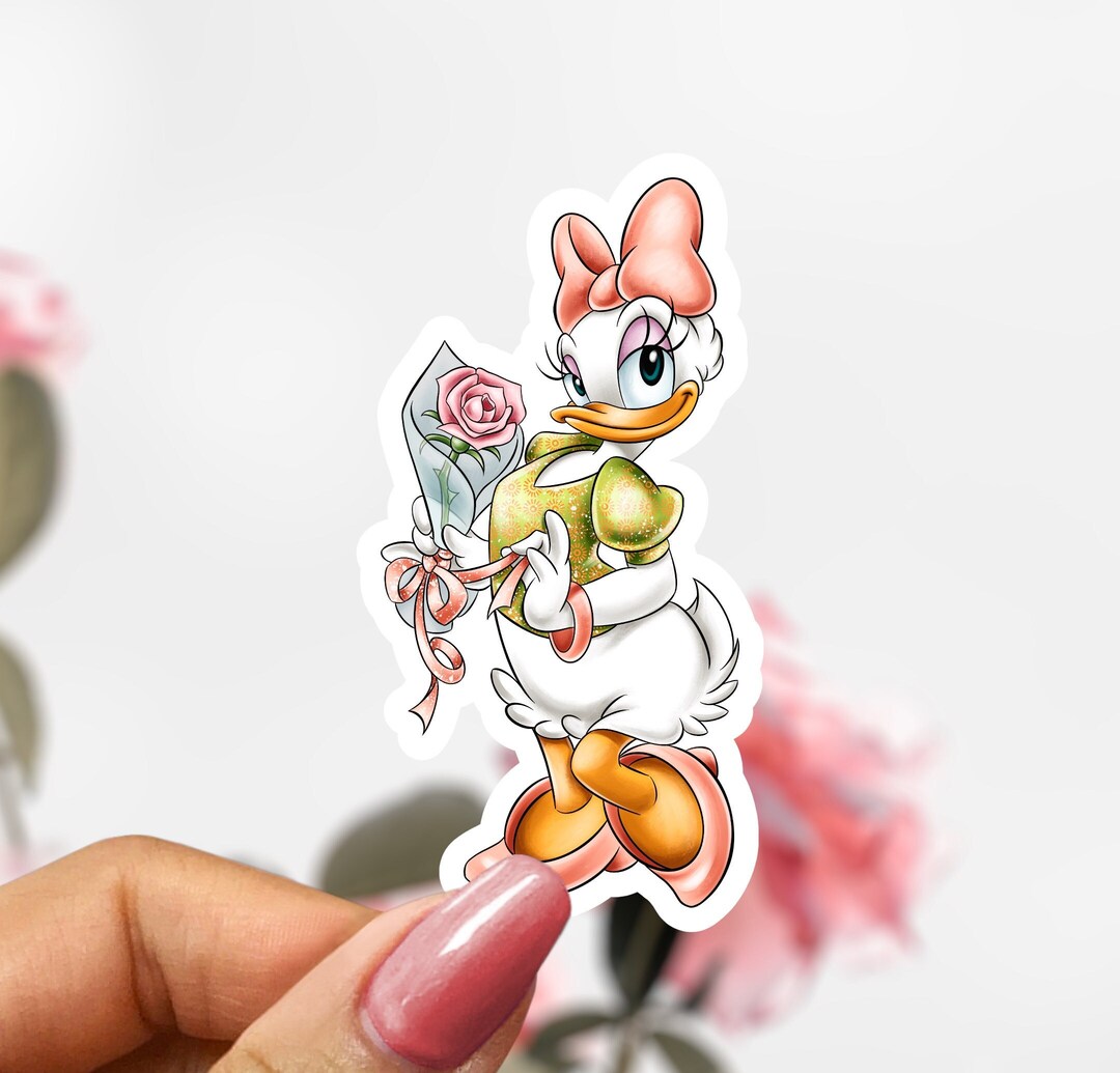 Daisy Duck Sticker, Disney Duck Sticker, Daisy Duck Decal - Etsy