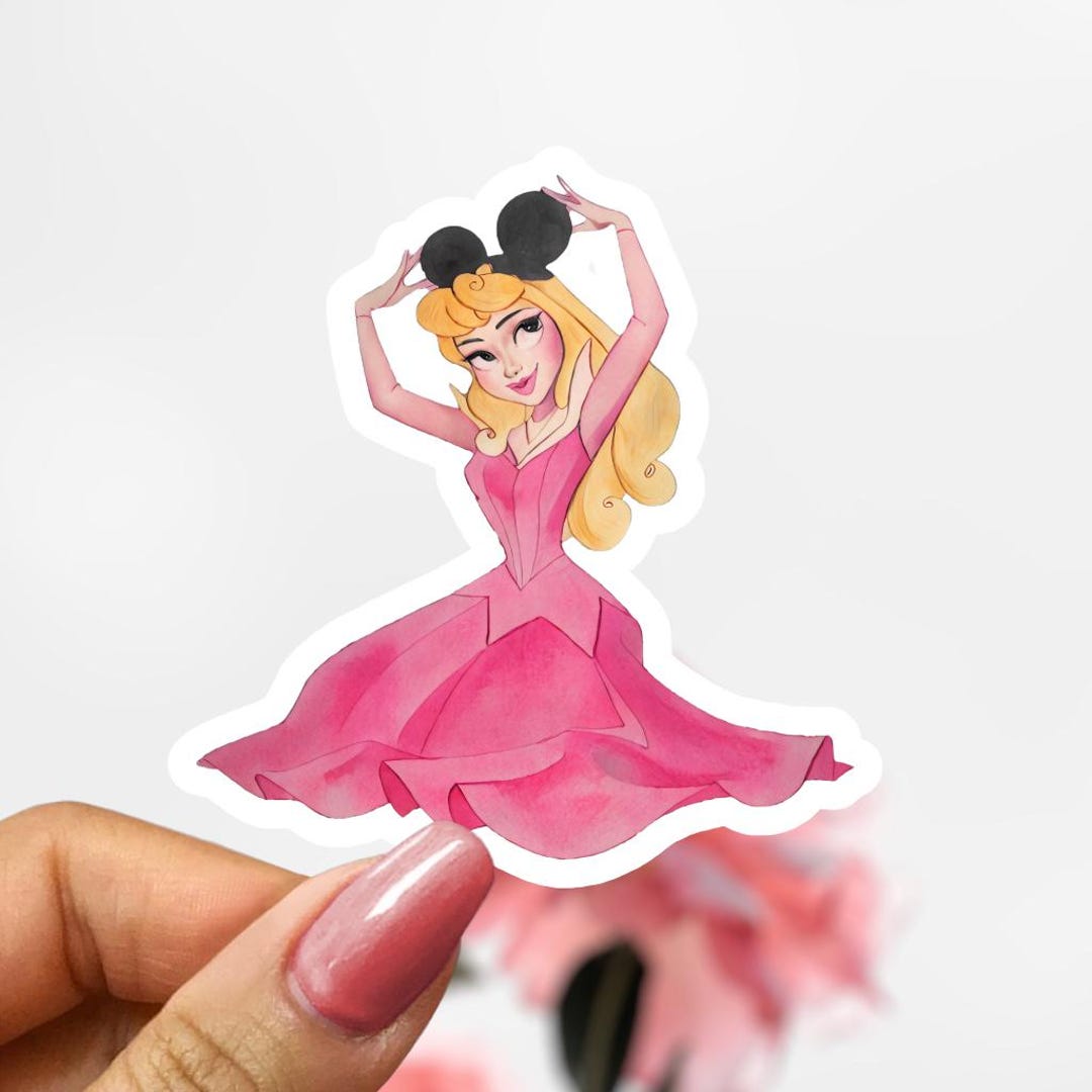 Aurora Sticker, Sleeping Beauty Disney Sticker Decal, Princess Aurora ...