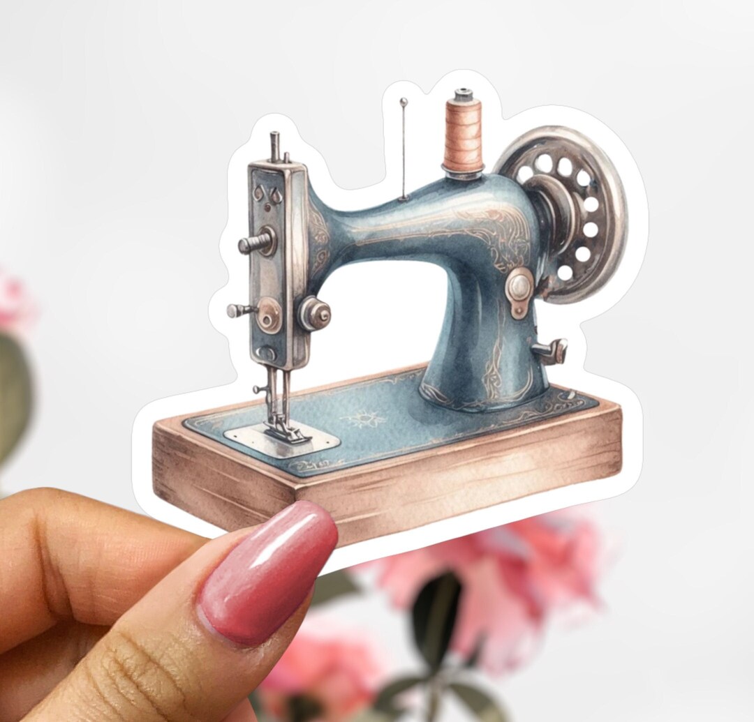 Sewing Machine Sticker, Sewing Sticker - Etsy